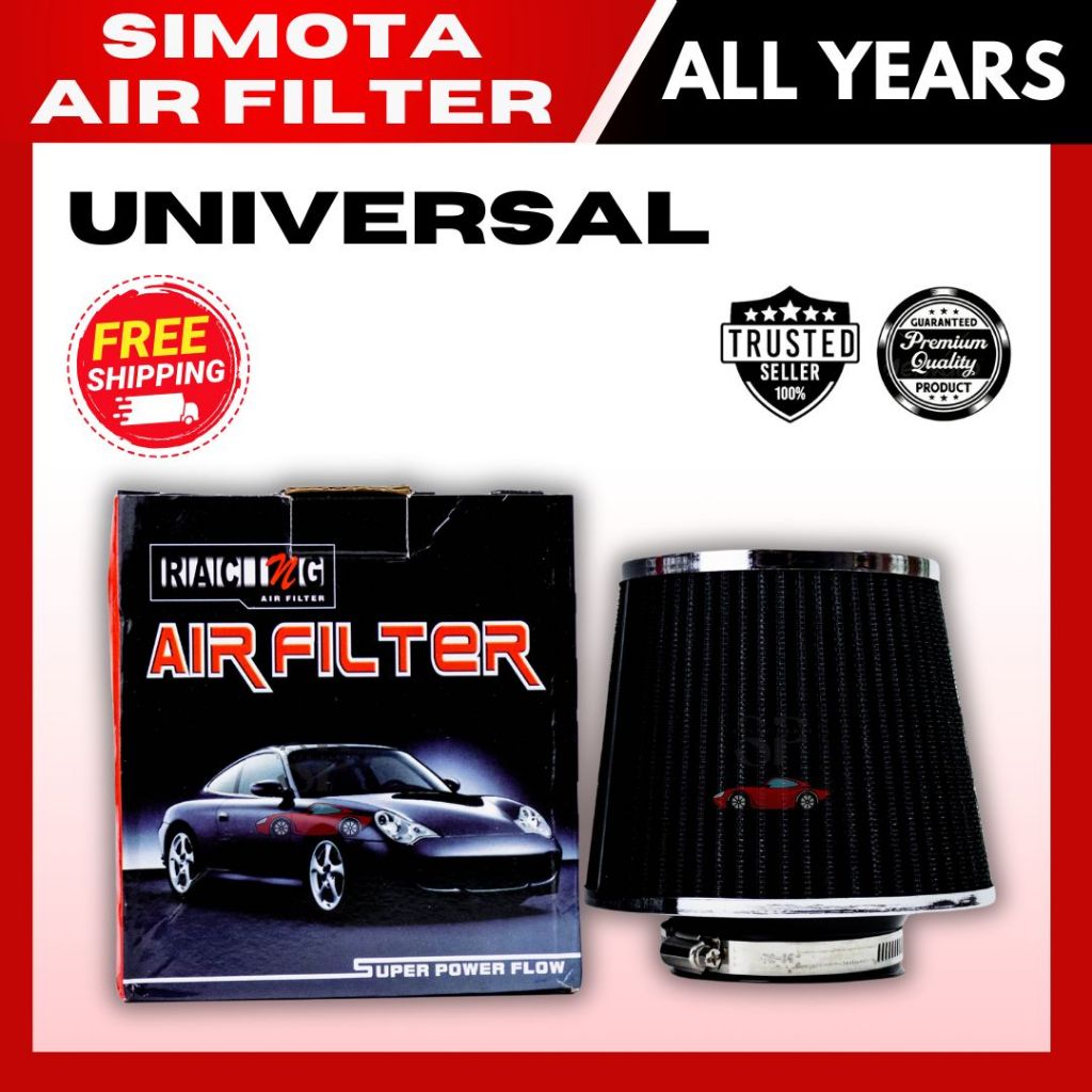 ON SALE! SIMOTA AIR FILTER for ALL CARS / UNIVERSAL (ALL YEARS) (BLACK ...