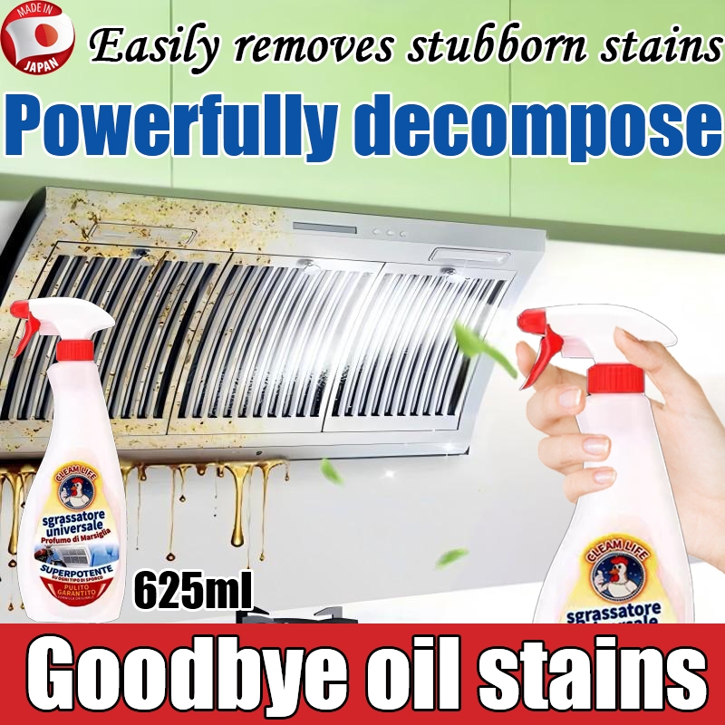 Multi-purpose kitchen cleaner spray 625ml kitchen oil cleaner powerful ...