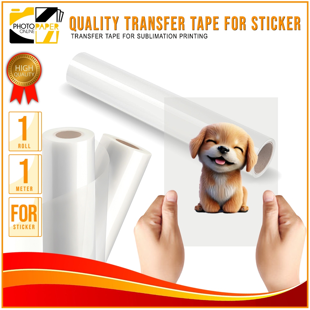 1 Meter Transfer Tape for Sticker Application Tape Decal Sticker ...