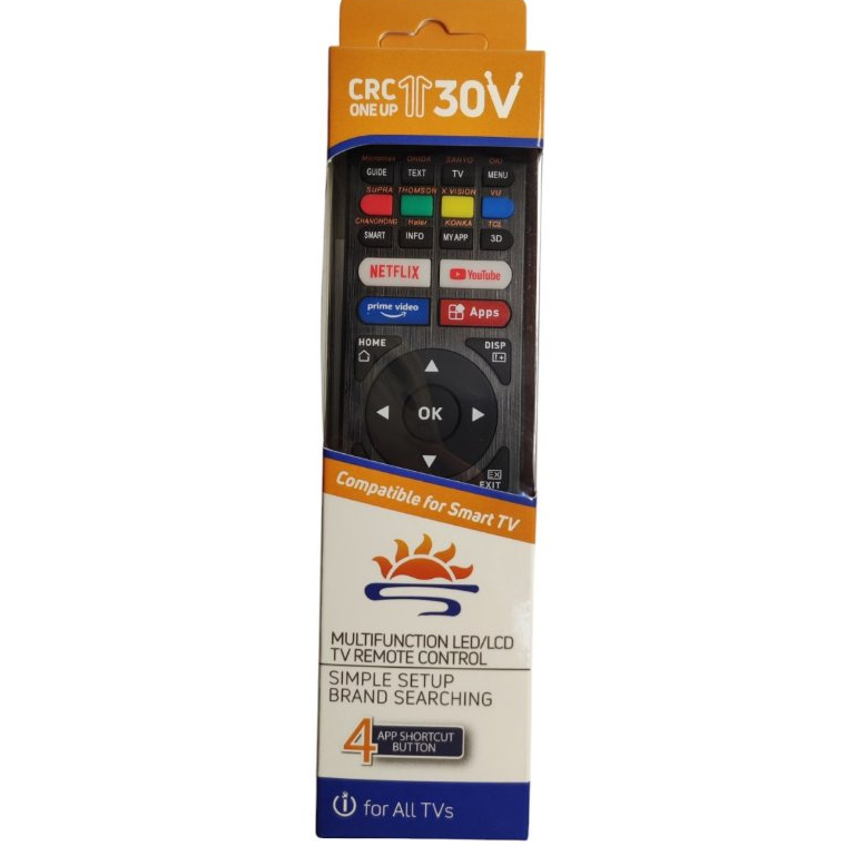 CRC707V CRC1130V UNIVERSAL MULTIFUNCTION LED/LCD/SMART TV REMOTE CONTROL- 1 PC | Shopee Philippines