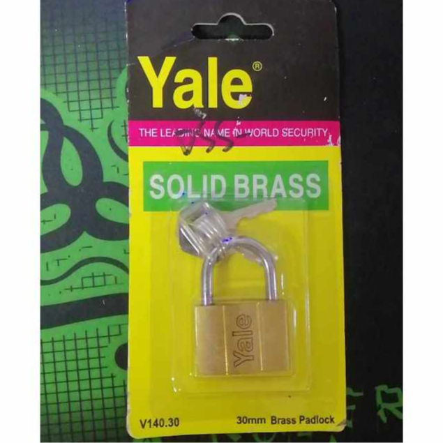 YALE SOLID BRASS PADLOCK 30MM, 40MM, 60MM | Shopee Philippines