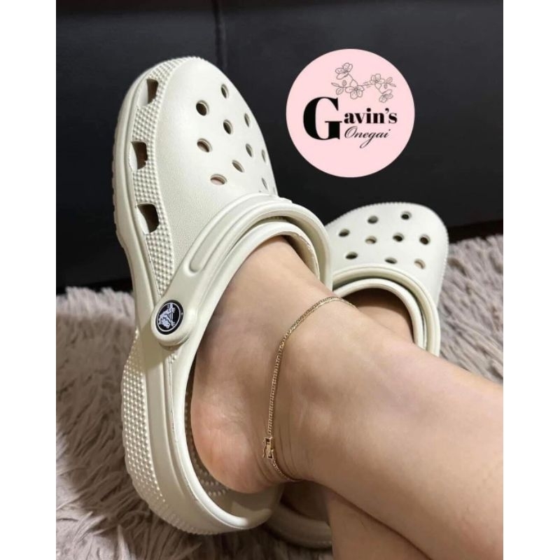CROCS CLASSIC CLOG IN BONE 100% ORIGINAL | Shopee Philippines