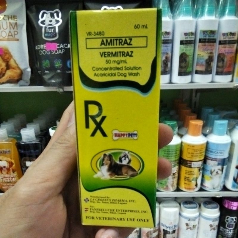 Amitraz Vermitraz Concentrated Solution Acaricidal Dog Wash 60ml ...