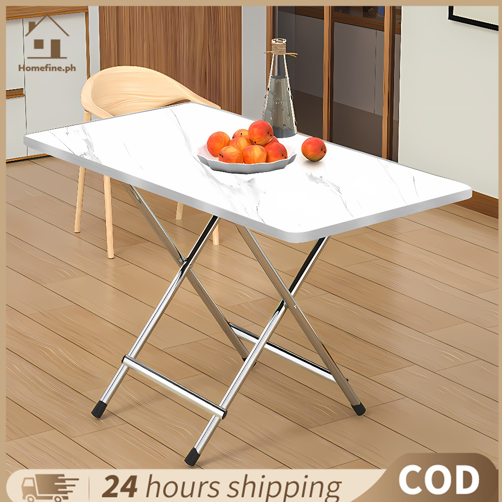 COD⭐Dining Table Foldable Table Household Small Rice Table Portable ...