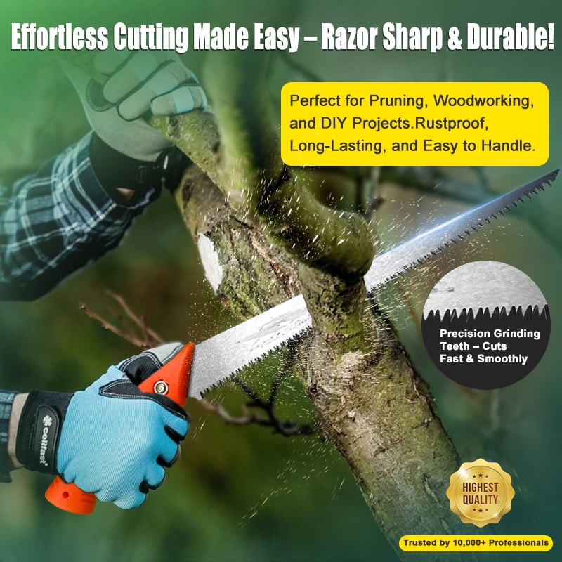 Hand Saw Pruning Saw for Camping, Gardening, Hunting, Cutting Wood ...