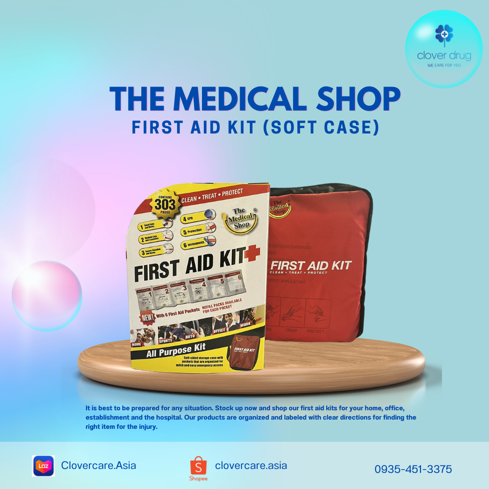 THE MEDICAL SHOP First Aid Kit Soft Bag Hard Case (per kit) | Shopee ...