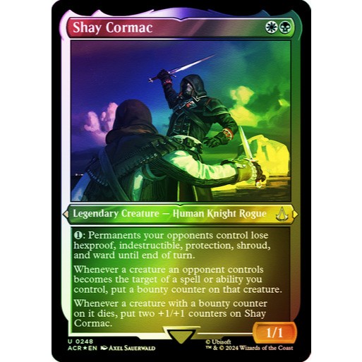 Magic: The Gathering | Shay Cormac (Etched Foil) | Universes Beyond ...