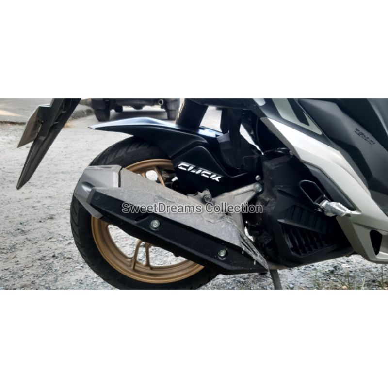 Tire Hugger for Honda Click 125i, 150i V2 and V3, Fiber Material Emblem ...