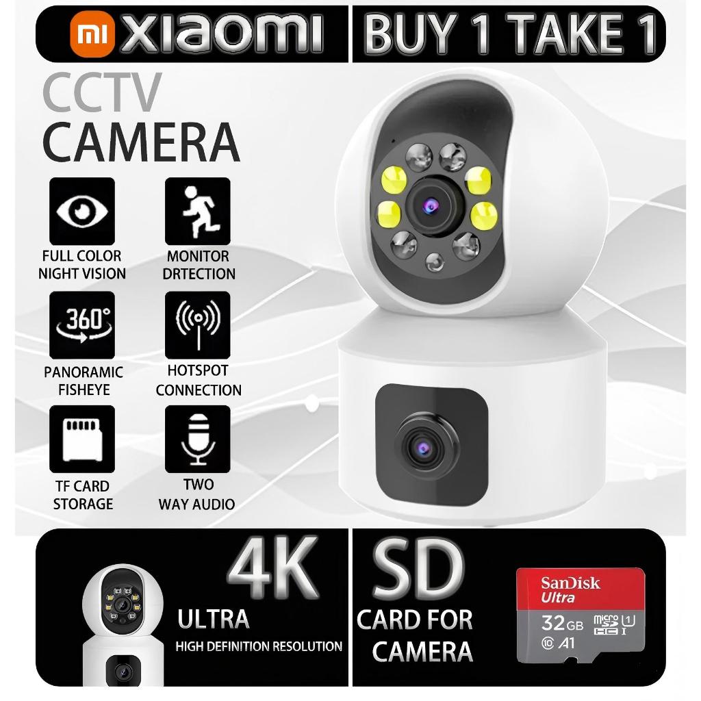 XIAOMI CCTV Camera Outdoor No Wifi Needed Dual Lens 16MP 2-Way Audio ...