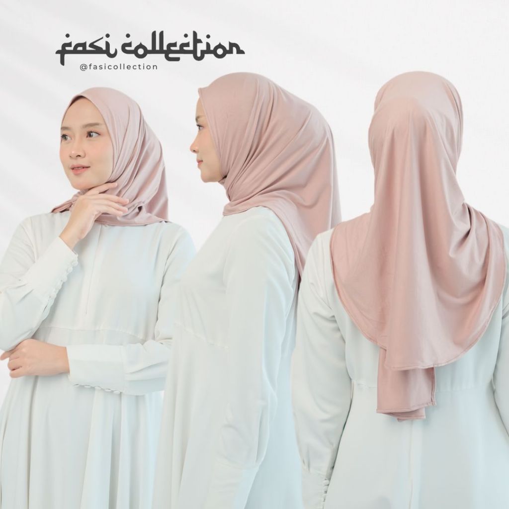Quianna Silk Oval Pinless Instant Shawl Hijab | Shopee Philippines