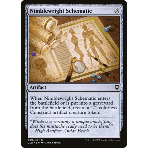 Magic the Gathering | Nimblewright Schematic | Shopee Philippines