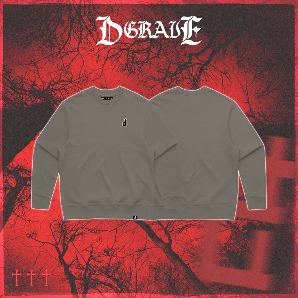 DGRAVE NECESSITIES 'OG LOGO COBBLESTONE' CREWNECK | Shopee Philippines