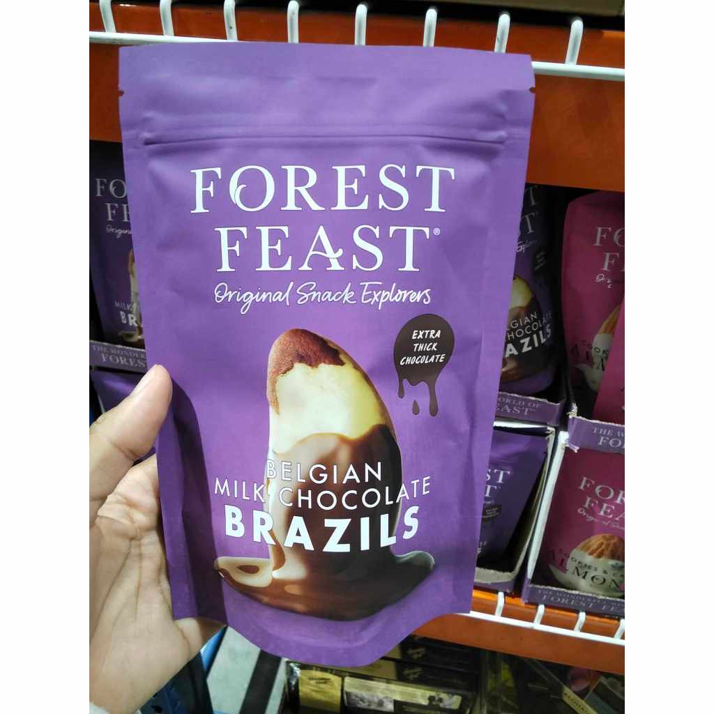 Forest Feast Belgian Milk Chocolate Brazil Nuts 120g | Shopee Philippines