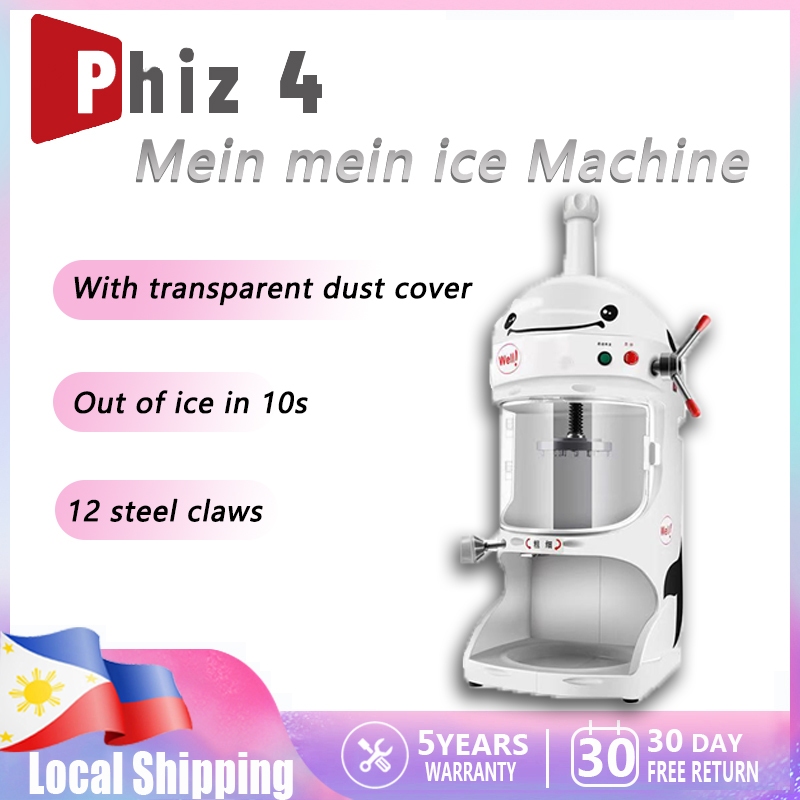 Monster Shaved Ice Machine Commercial Electric Snowflake Ice Block ...