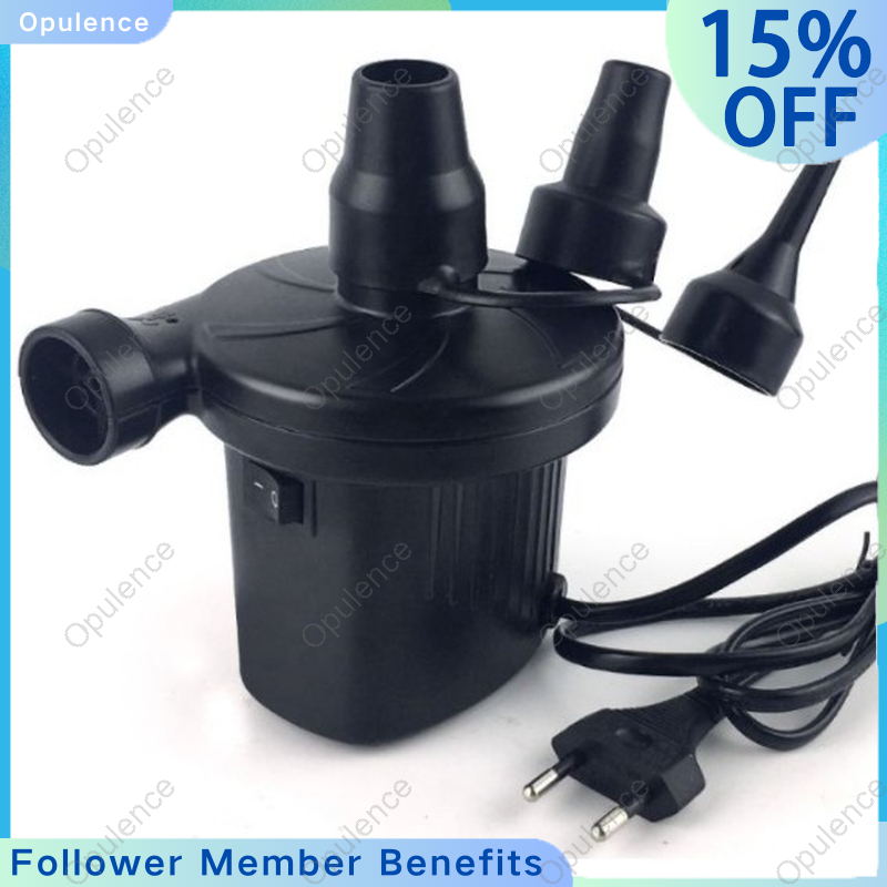 Opulence Portable Electric Air Pump AC Inflatable Pump Hand Held Manual ...