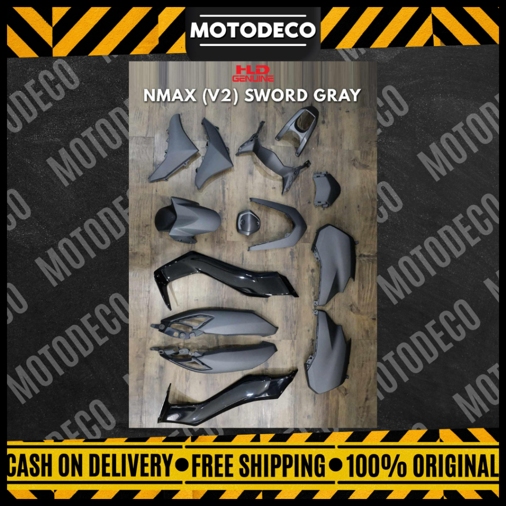 HLD GENUINE FAIRINGS ( MALAYSIA ) NMAX (V2) SWORD GRAY | Shopee Philippines