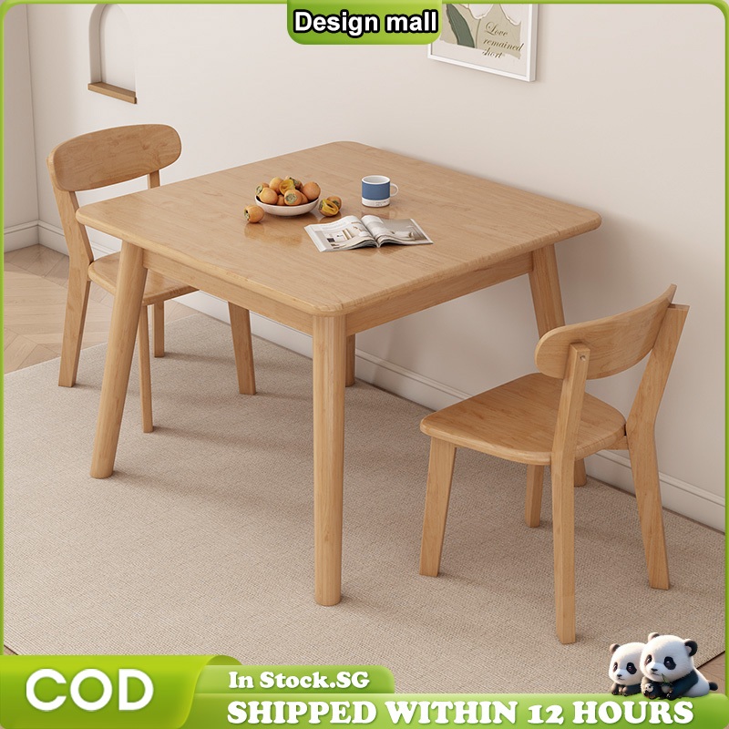 Solid Wood Dining table Square/Round Table Coffee Table Home Stable ...
