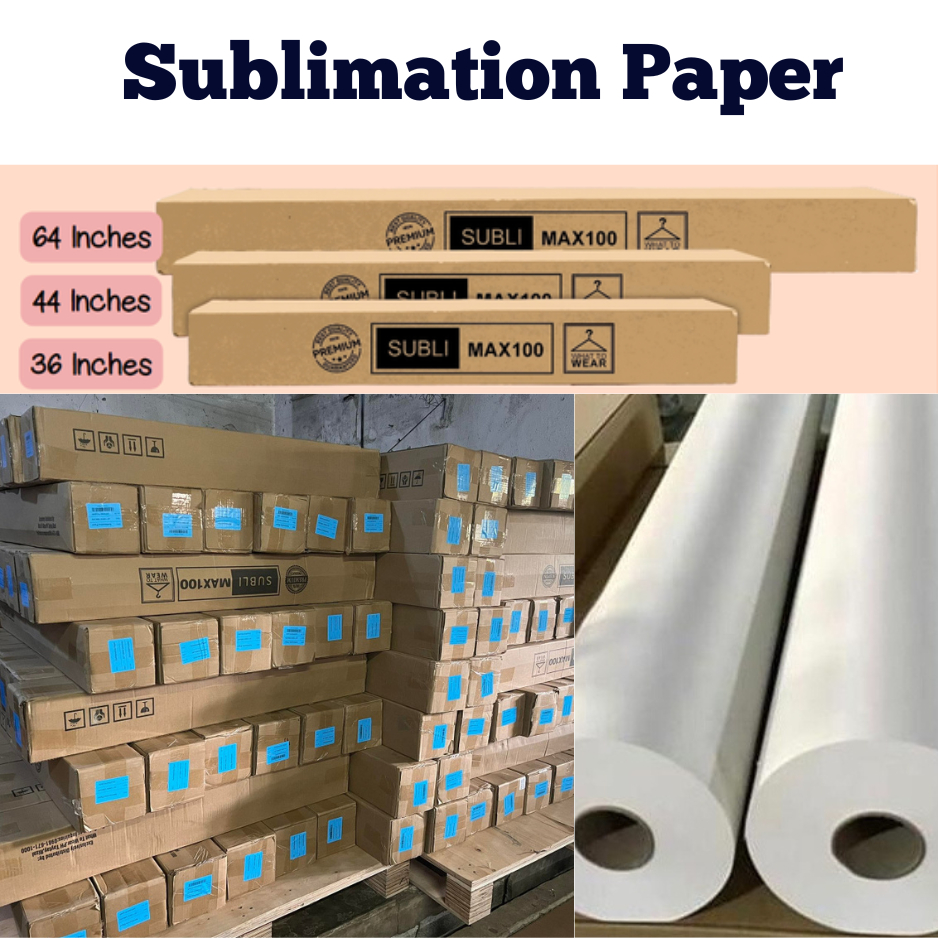 Sublimation Paper ( 36inches ) Sublimax - Quick Dry -100gsm- Paper Roll ...