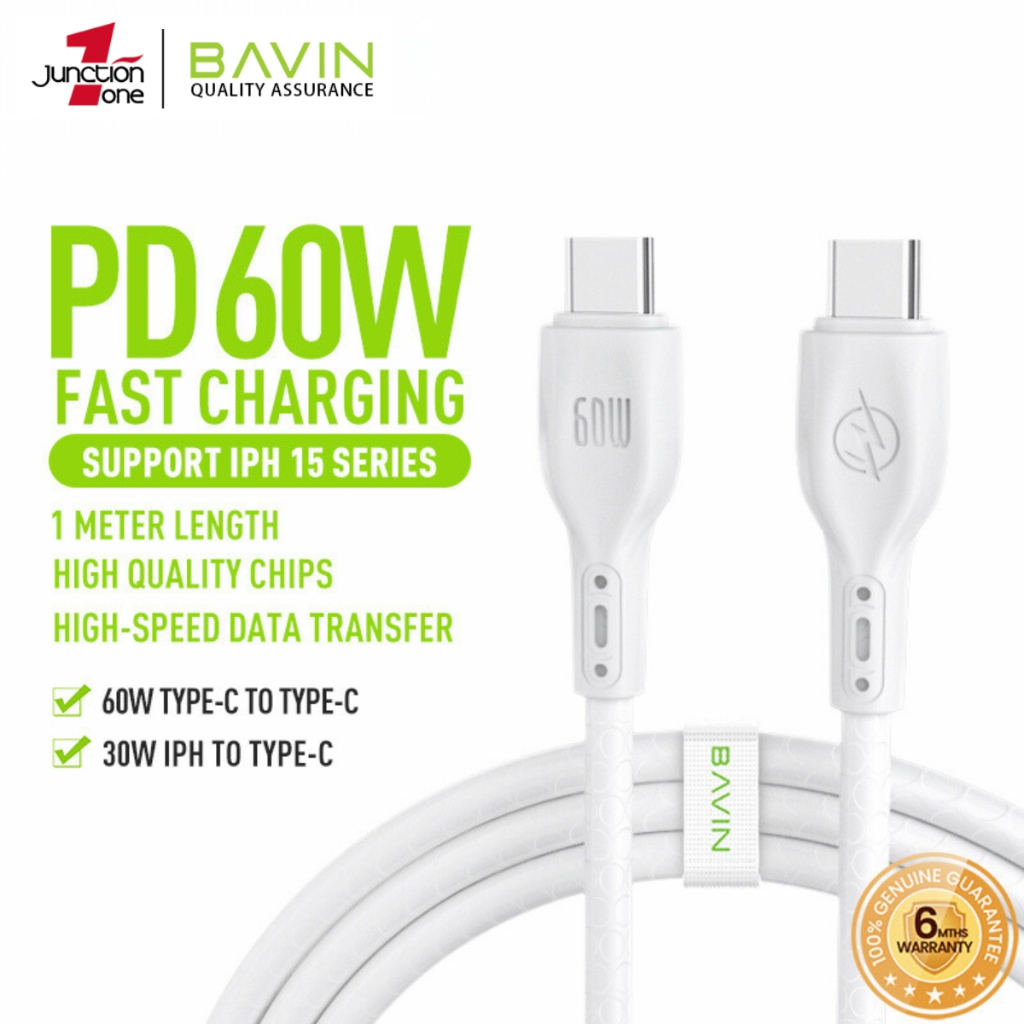 BAVIN CB222 60W 30W 18W PD Fast Charging Durable Data Qualcomm 3.0 ...