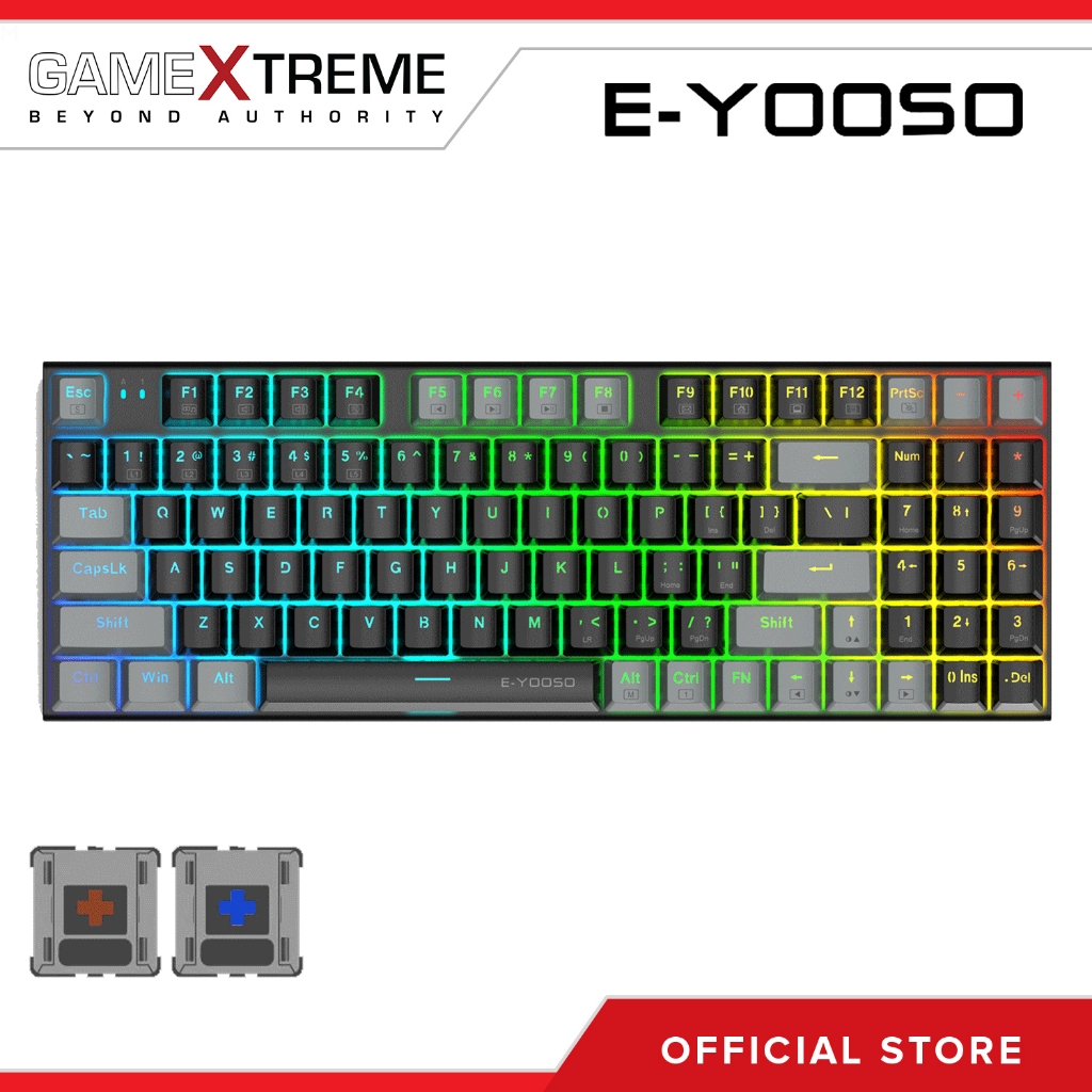 E-Yooso Z 19 Rgb Rainbow And Dynamic Lighting Effects Gaming Mechanical ...