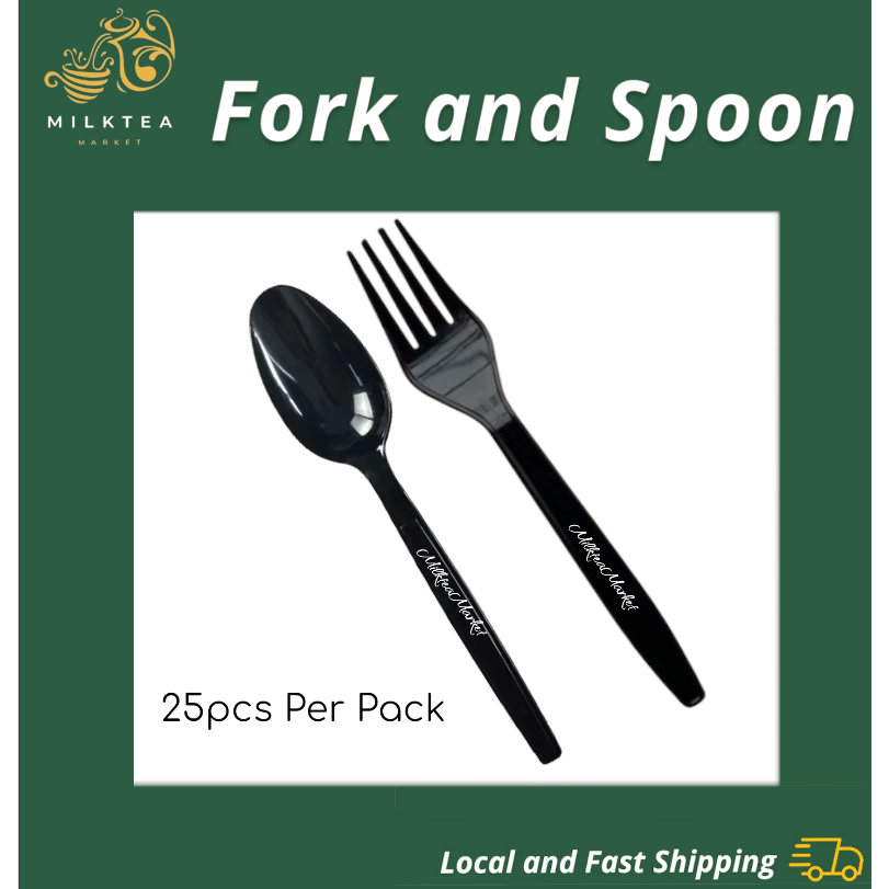 Disposable Spoon and Fork 25pcs per pack | Shopee Philippines