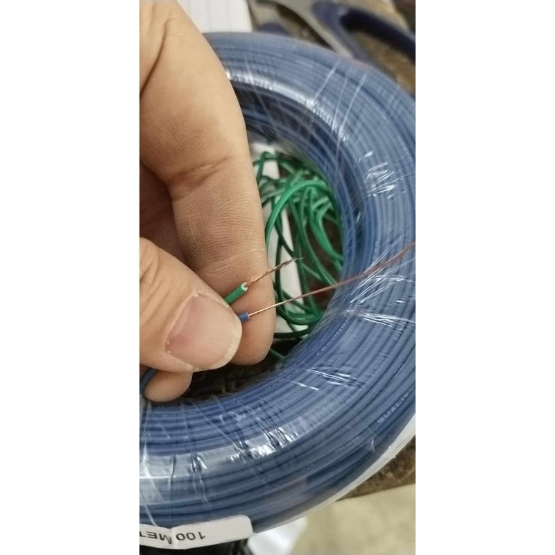 per meter #22 solid /stranded wire , pure copper, random color wires maliit number palaki size ...