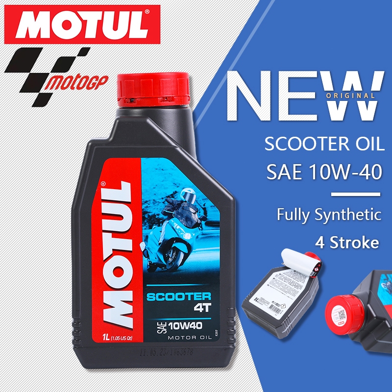 【Support CoD】Motul Scooter Oil 1L 4T SAE 10W40 Fully Synthetic 800ml ...