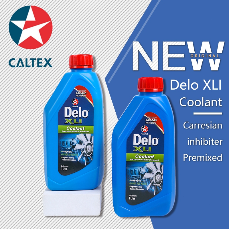 Caltex Delo 1L XLI Coolant Ready To Use For Car Pre-mixed 1 Liter ...