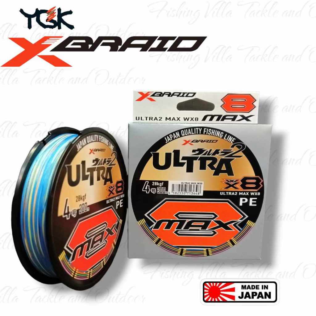 YGK ULTRA Max X8 Multicolor Japan Made Quality Fishing Braided Line ...