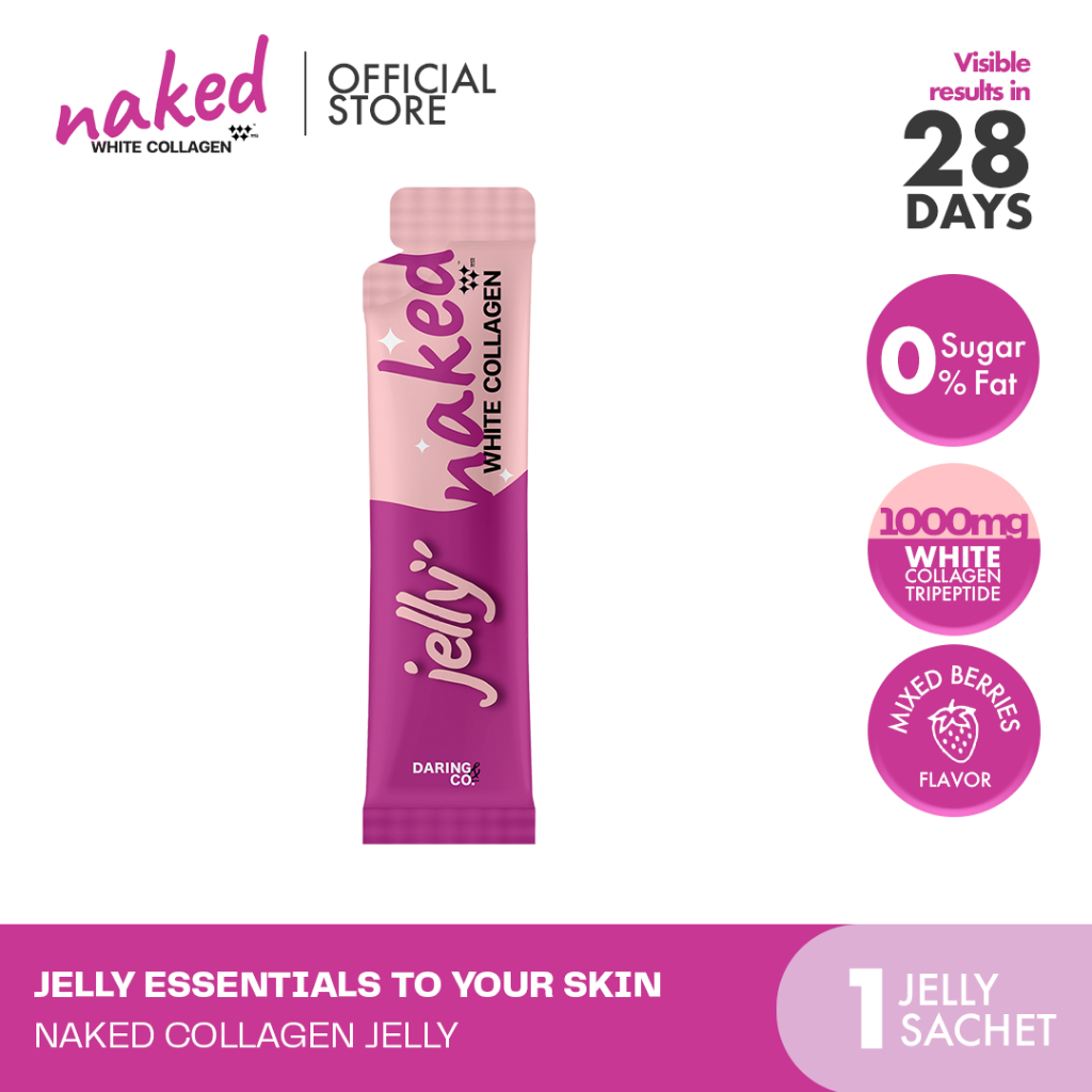 [NEAR EXPIRY: JUNE 2025] Naked Collagen Jelly Sachet [White Collagen ...