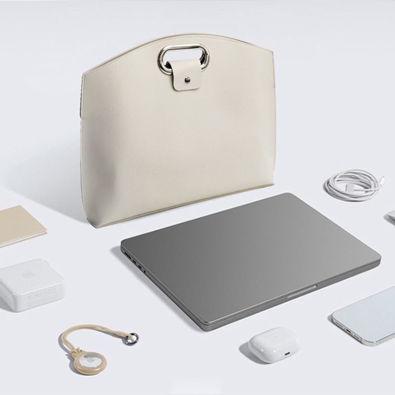 13/14 inches - High capacity PU Leather Laptop Bag Waterproof Laptop ...