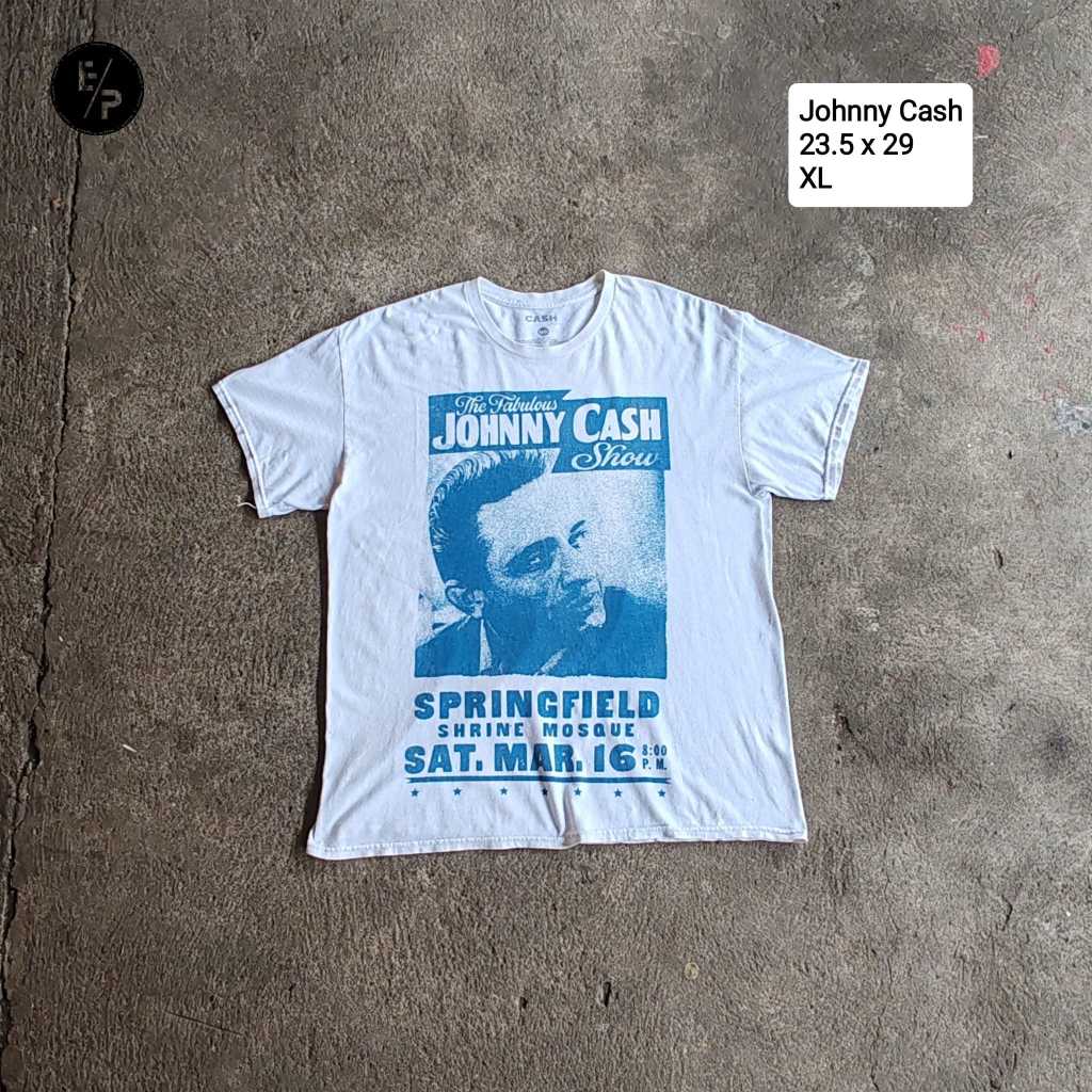 Merch Traffic Johnny Cash Springfield Graphic Tee For Men | Shopee ...