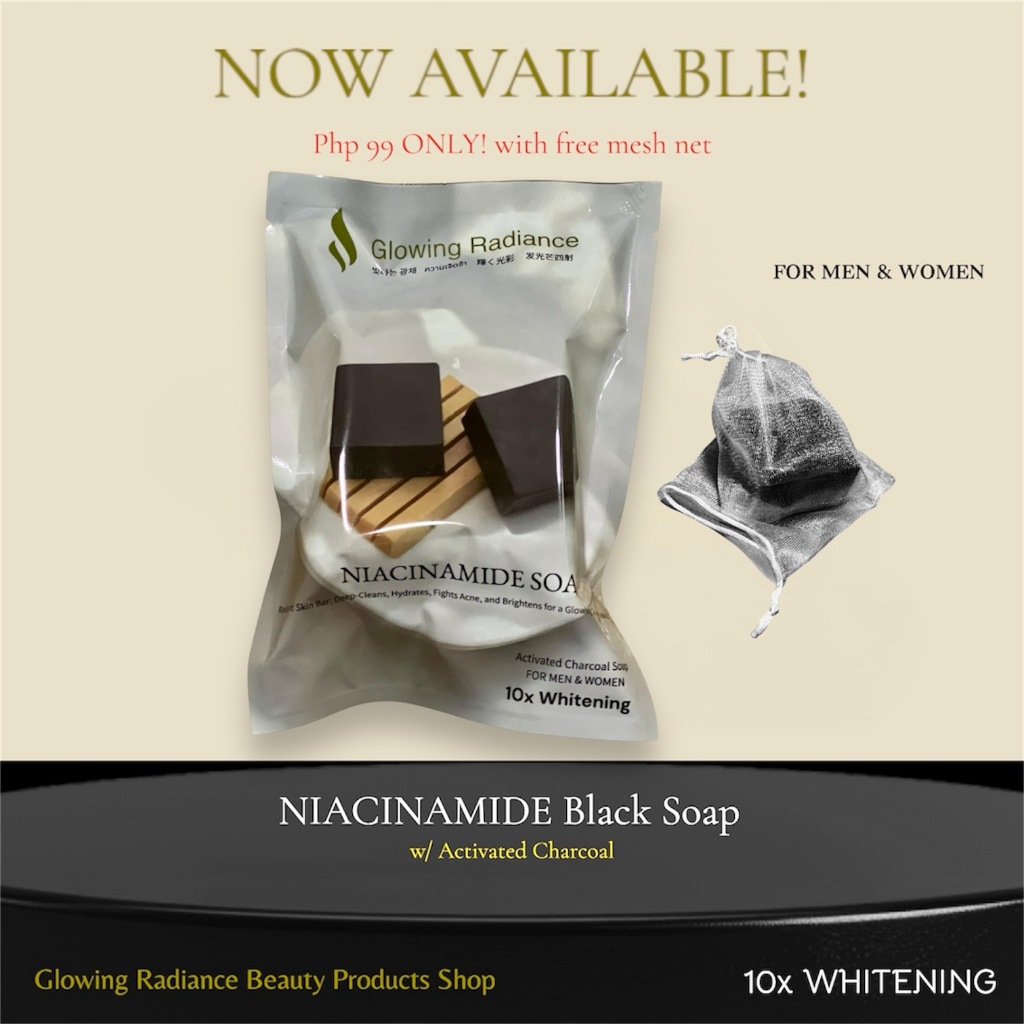 FDA Approved: Glowing Radiance Activated Charcoal Niacinamide Black ...