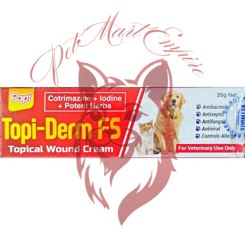 Papi Topi-Derm FS Topical Wound Cream 20g | Shopee Philippines