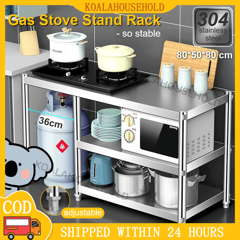 Gas Stove Stand rack stable Shelf Console Floor Gas Rack Stove Kitchen ...