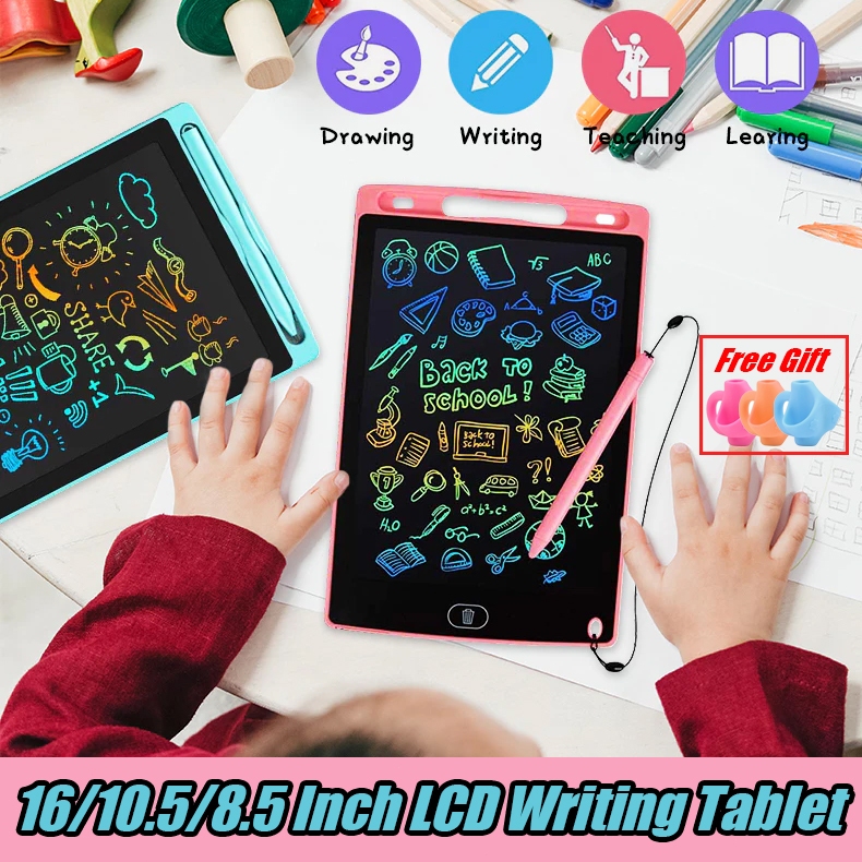 16 Inch LCD Writing Tablet Smart Kids Writing Board Drawing Portable ...