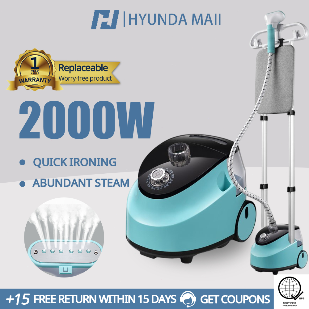HOMEFUN Double Stick steamer iron for clothes Household 2000W big Steam ...