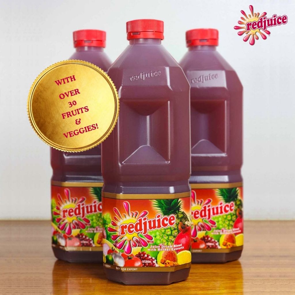 BUNDLE OF 3 - REDJUICE Juice Drink Blend with Herbal Extracts (2 Liters ...