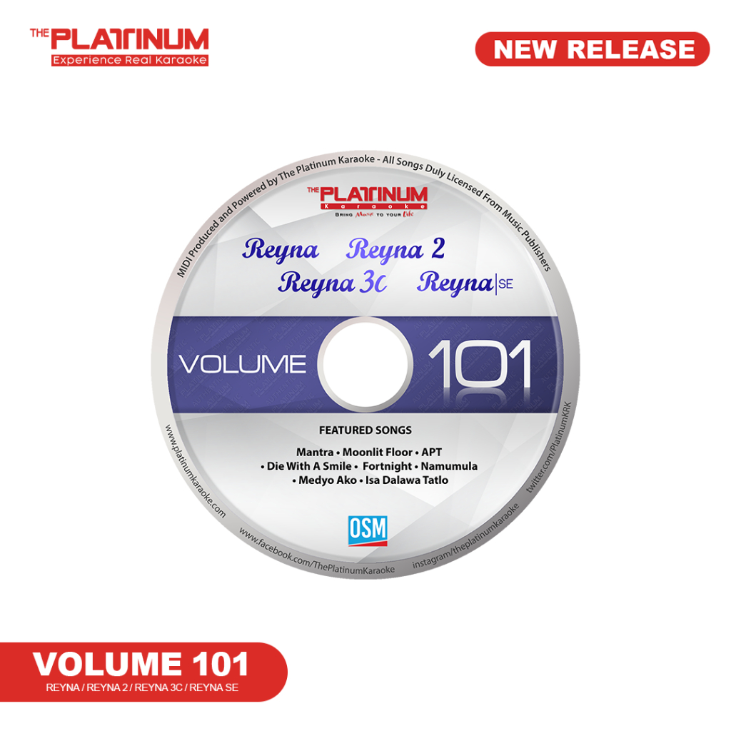 Platinum Karaoke Volume 101 CD | Shopee Philippines
