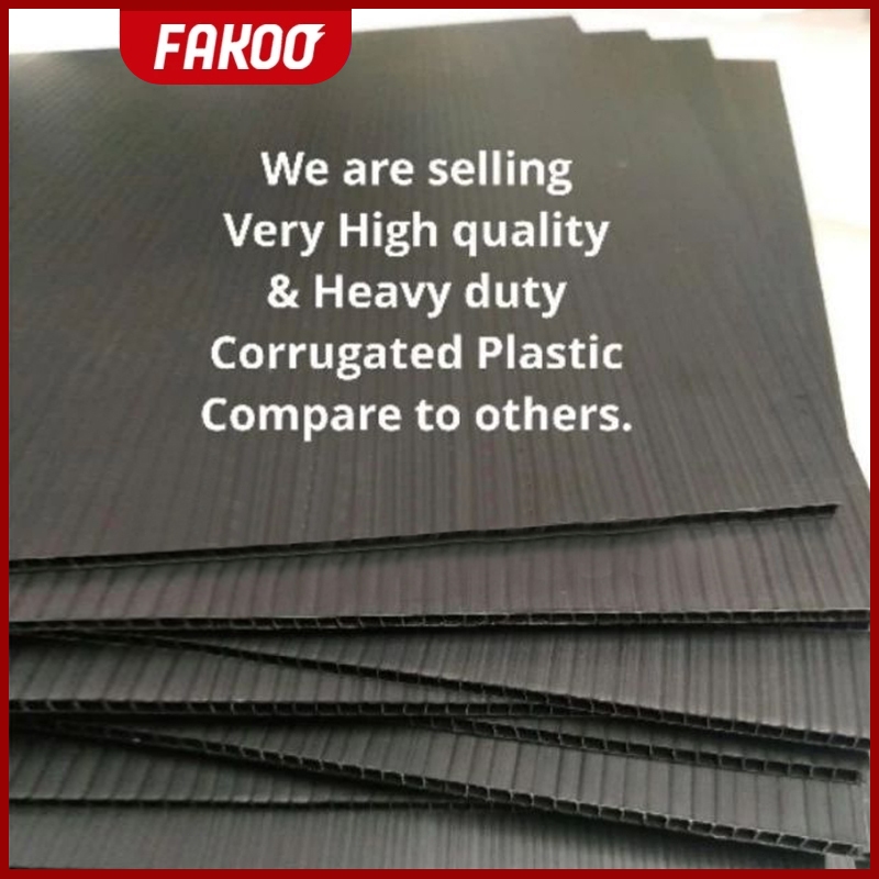 16x24 inches COD Cut-size CORRUGATED Plastic Black 3mm | Shopee Philippines