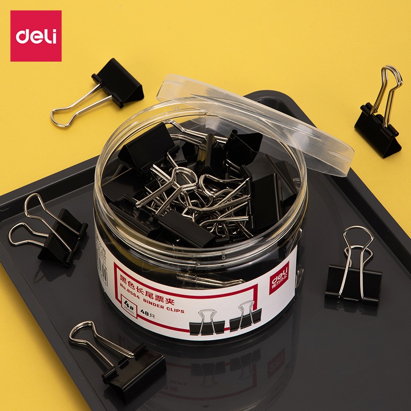 Deli Binder Clips Black 12/24/48 PCS/Box | Shopee Philippines Deli Binder Clips Black 12/24/48 PCS/Box | Shopee Philippines