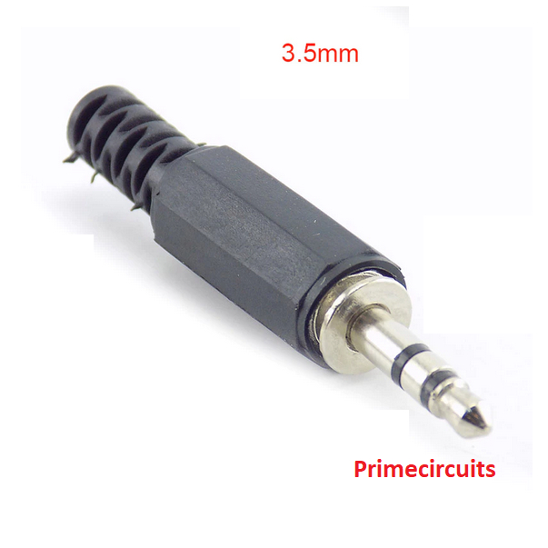 3.5mm Male Plug Jack TRS 3 Pole Stereo RCA Connector Headphone Jack ...