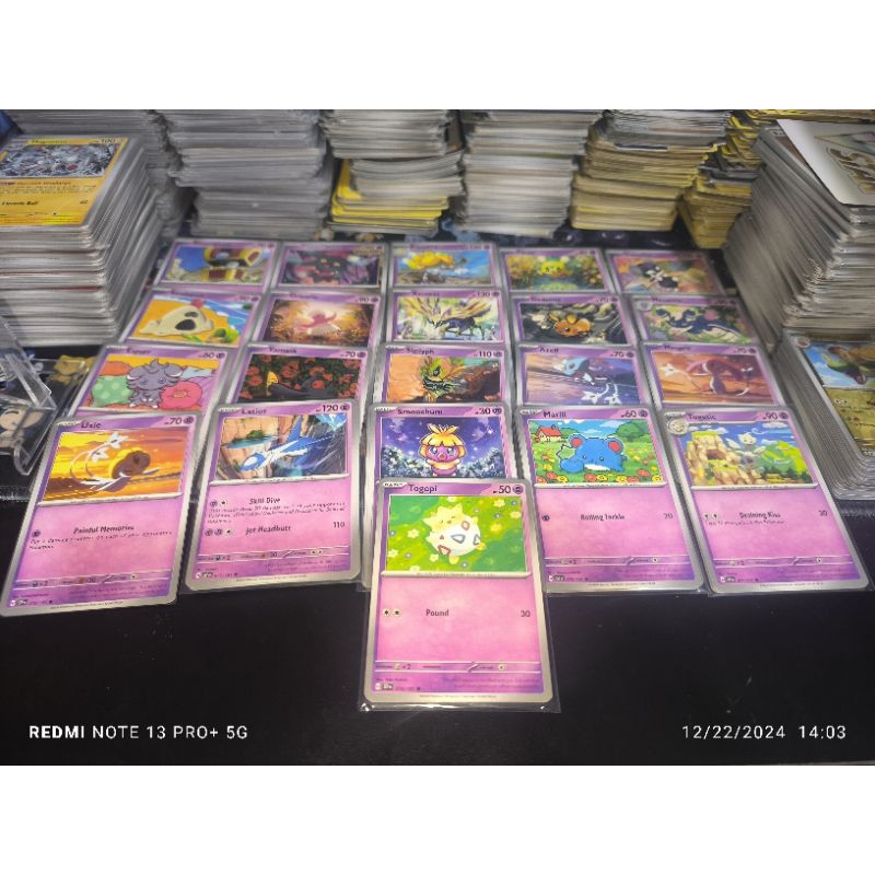 Pokemon TCG Surging Spark Psychic Type Common/Uncommon/Reverse | Shopee ...