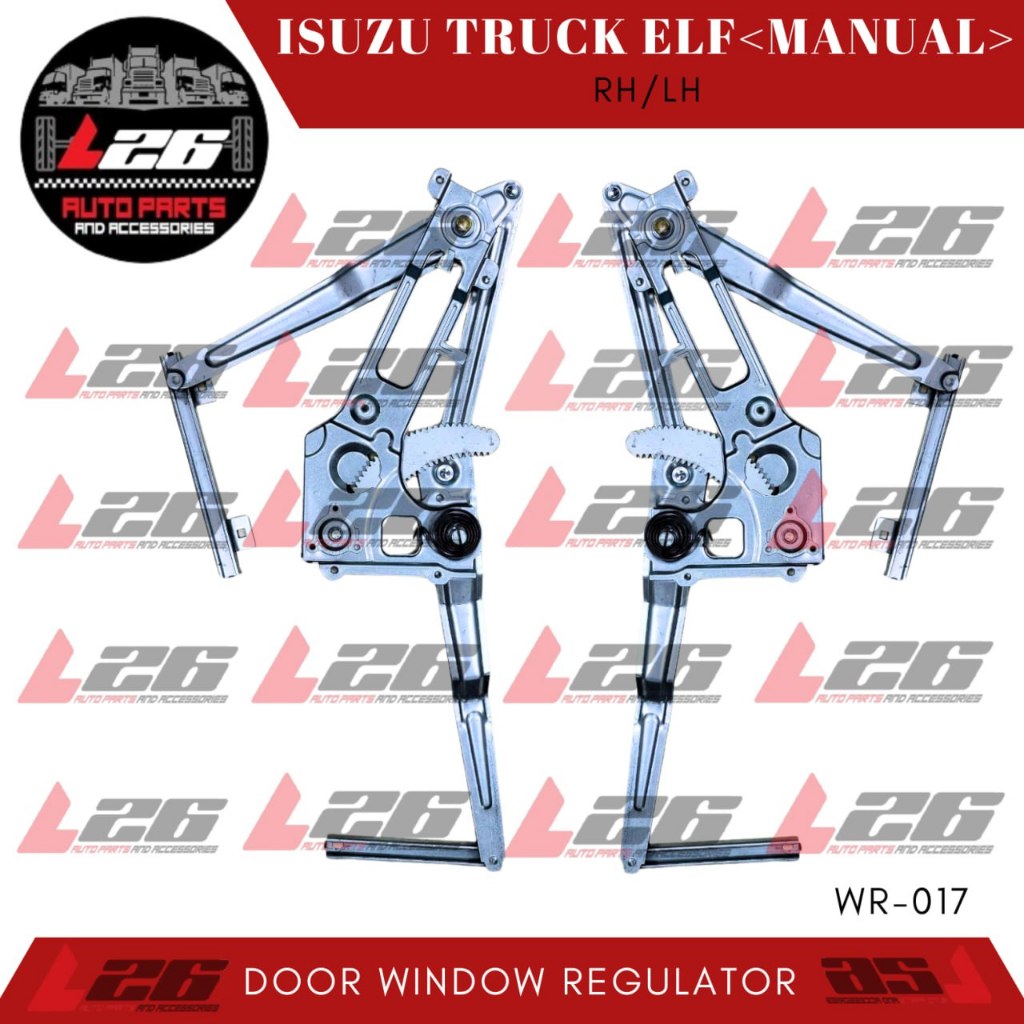 Isuzu Elf Giga/Eagle Eye Manual Door Window Regulator/Mechanism RH/LH ...