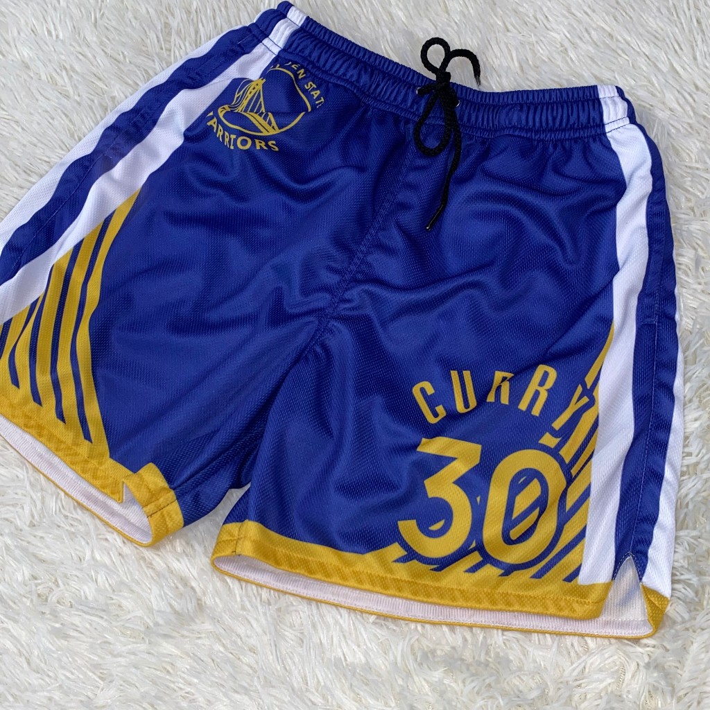 Stephen Curry GSW Blue Inspired Design Premium Drifit Shorts Above the ...