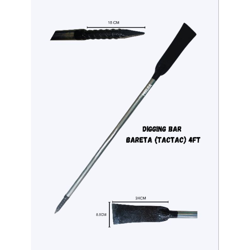 Digging Bar / Taktak Bareta 4ft Molye Panday ang Talim | Shopee Philippines