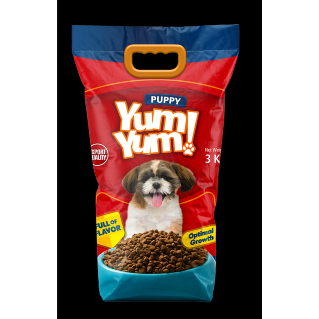 YUM YUM DOG FOOD FOR ADULT & PUPPY 1KG/3KG ORIGINAL PACKAGING | Shopee ...