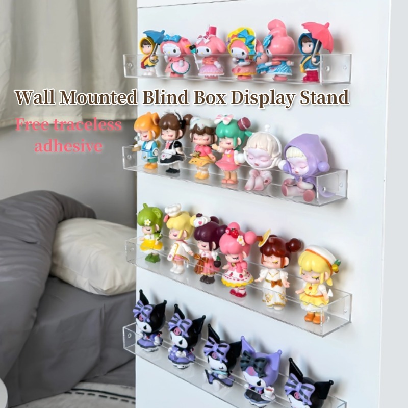 Wall Mounted Blind Box Display Stand Popmart Storage Shelf Multilayer ...