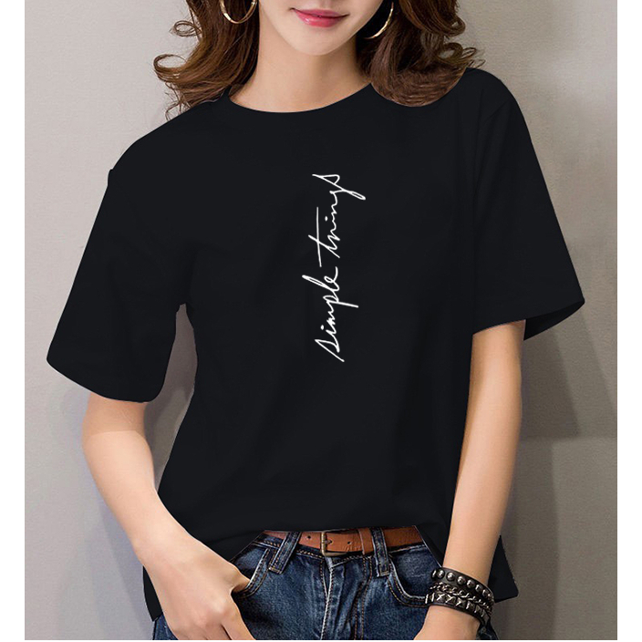 CTW_Fashion Aesthetic Simple Things Word Minimalist Statement Cotton ...