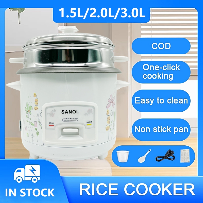 Rice cooker 1.5L/2L/3L smart household multi-function aluminum alloy large capacity non-stick ...